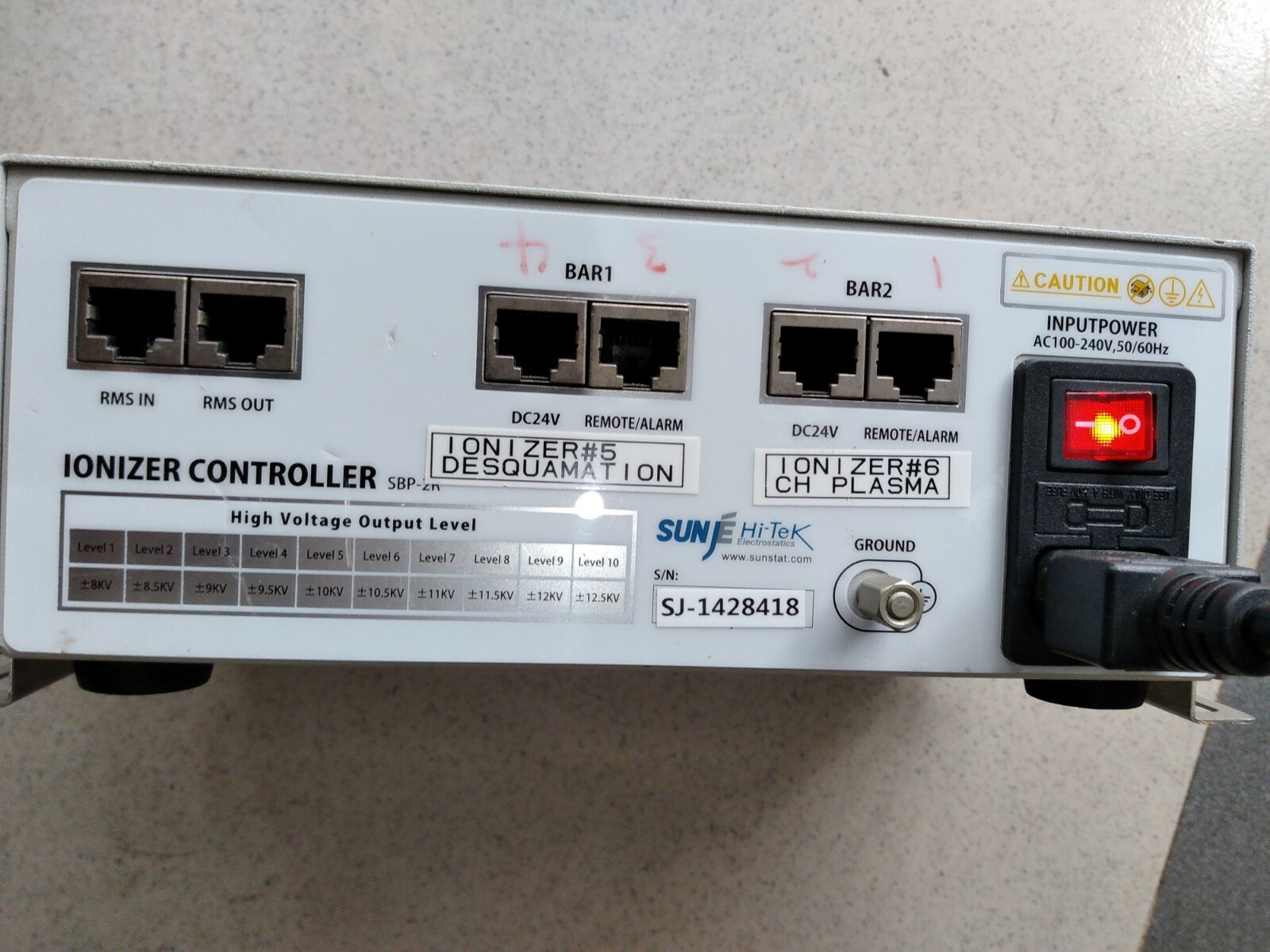 SUNJE Hi-tek IONIZER Controller SBP-2R | eBay