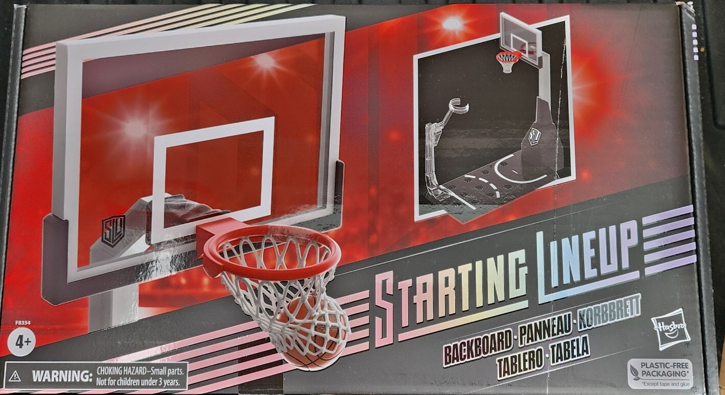 NBA Starting Lineup Basketball Backboard Action Figure Accessory by ...