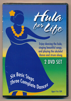 HAWAIIAN HULA FOR LIFE-2 DVD SET INSTRUCTION FOR 3 DANCES 6 STEPS ...