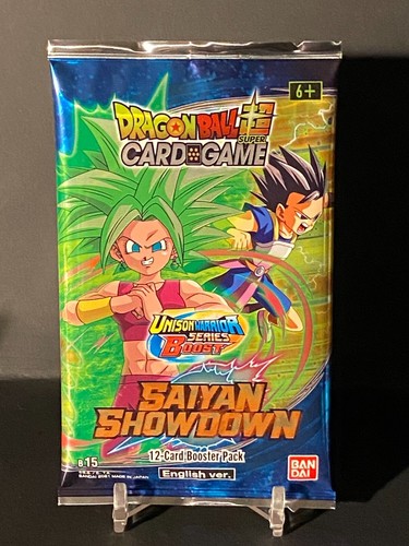 Dragon Ball Super Card Game Saiyan Showdown Booster Pack Factory Sealed ...