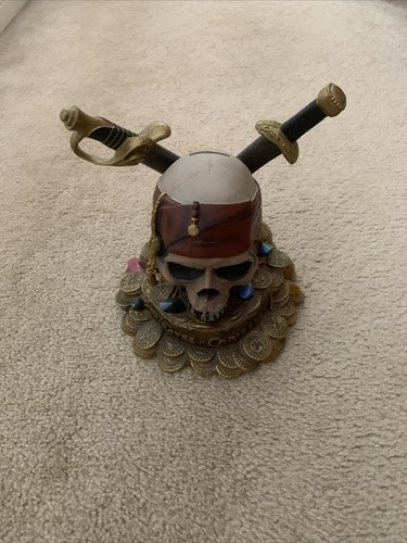 Vintage Disney Store Pirates Of The Caribbean Skull Piggy bank | eBay