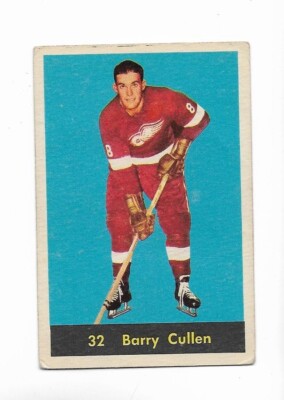 1960-61 Parkhurst:#32 Barry Cullen,Red Wings | eBay