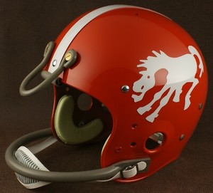 DENVER BRONCOS 1962-1965 NFL Authentic THROWBACK Football Helmet | eBay