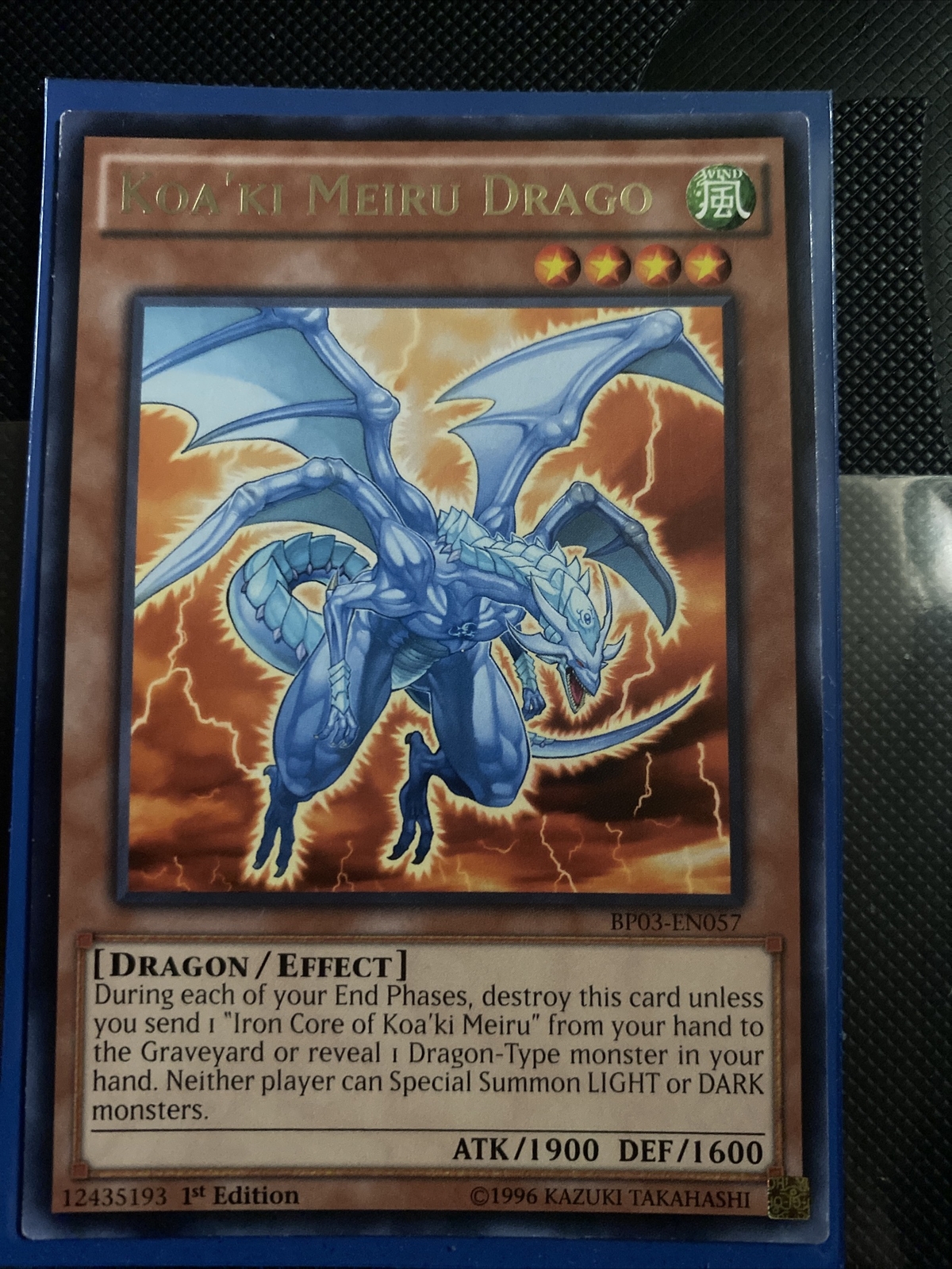 Koa'ki Meiru Drago - BP03-EN057 - Rare - 1st Edition VLP | eBay