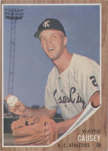 1962 Topps - #496 Wayne Causey (RC) for sale online | eBay