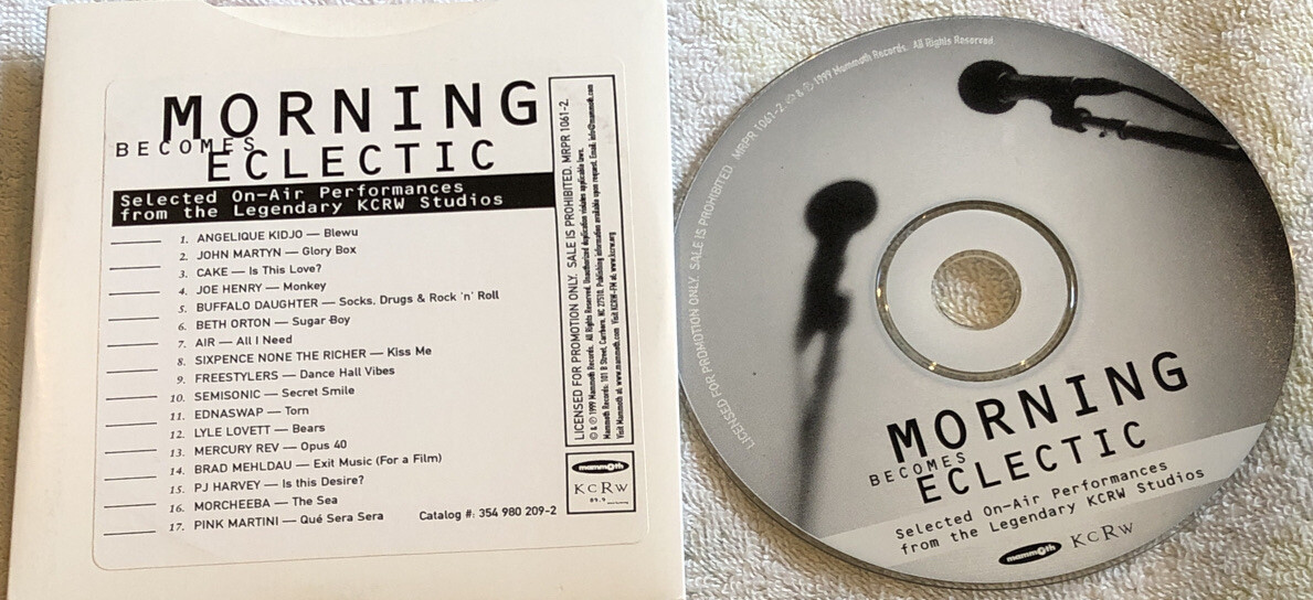 Morning Becomes Eclectic: Selected On-Air Performances Promo CD (LN ...