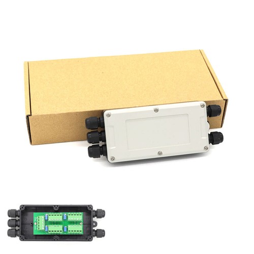 4 In to 1 Out Plastic White Load Cell Junction Box Summing Box for ...