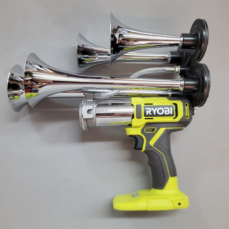 Ryobi Train Air Horn + Remote Control Quad 18V Drill Impact Sports Boat ...
