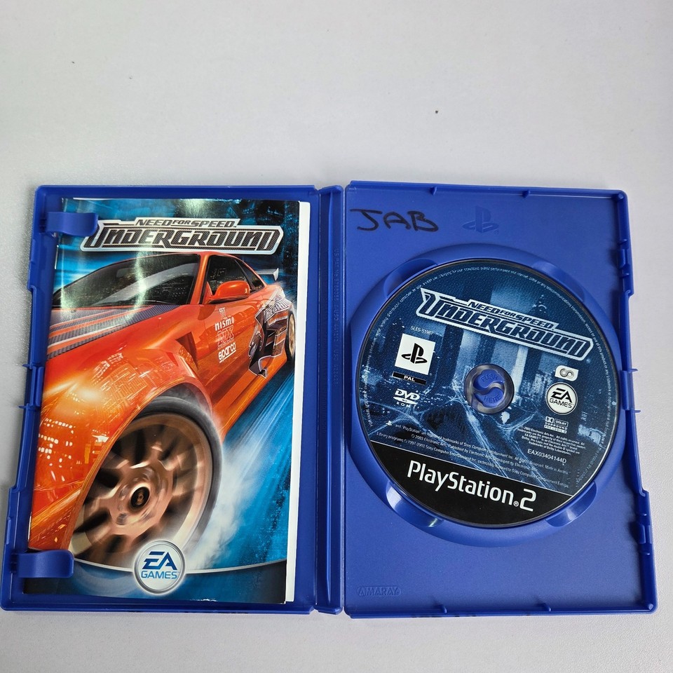 Need for Speed Underground & Pro Street PS2 Playstation 2 PAL Manuals ...