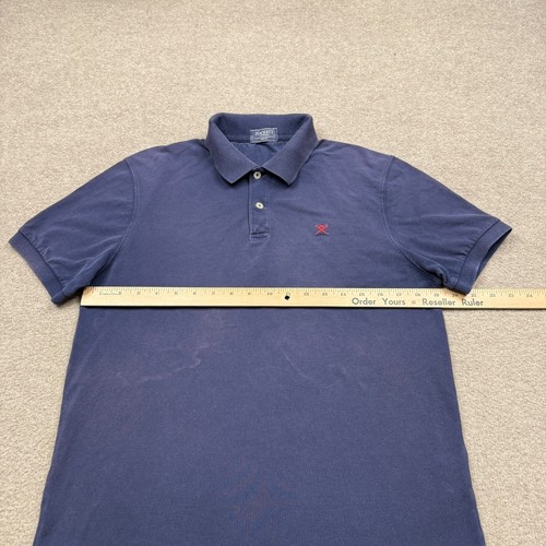 Hackett Mayfair Mens Polo Shirt Blue M Short Sleeve Collared Golf ...
