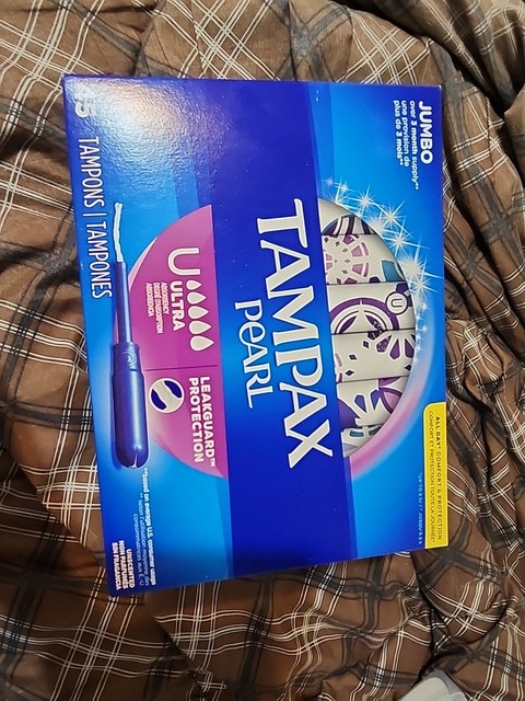 Tampax Pearl Ultra Unscented Tampons 50 Count Jumbo Will Ship ...
