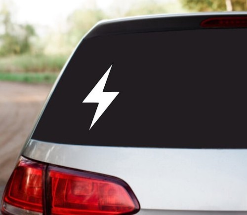 LIGHTNING BOLT Car Vinyl Decal Fast Speed Racing Sticker Tumbler Water ...