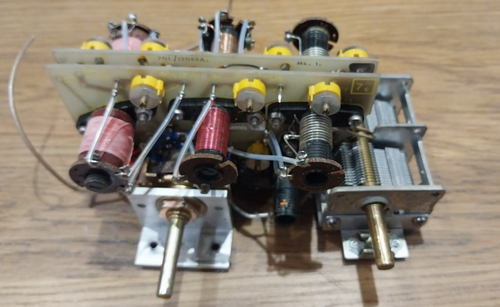 Ex-MOD RF Front End Stage w/ Tuning Capacitor, Rotary Switch & Coils 20 ...