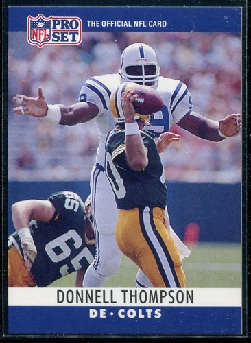 1991 Pro Set Football Donnell Thompson #136 Indianapolis Colts | eBay