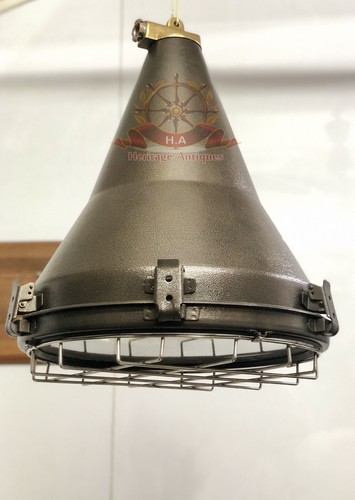 Industrial Stainless Steel Conical Pendant Light | Modern Ceiling ...