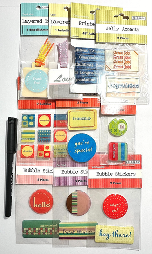 Colorbok Lot Inspirational Stickers Scrapbooking Embellishment Card 10 ...