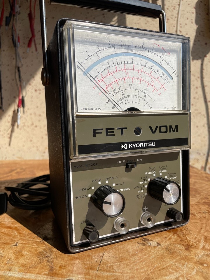 KYORITSU FET-VOM K-200 Transistorgerät, Messgerät, Vintage 1971 | eBay