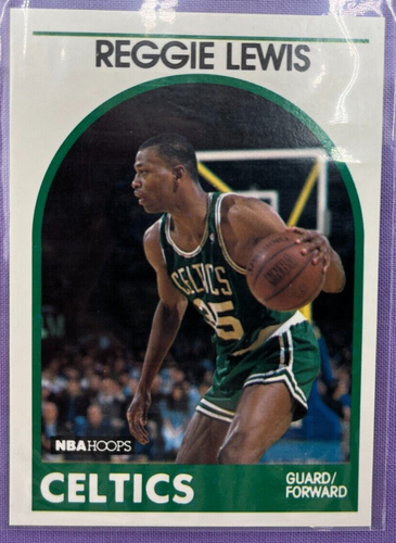 1989 Hoops #17 Reggie Lewis Rookie Card (RC) - Hall of Fame (HOF) - Buy ...