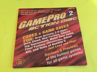 GamePro Action Disc #2 - January 2002 - Playstation 1 or 2 | eBay
