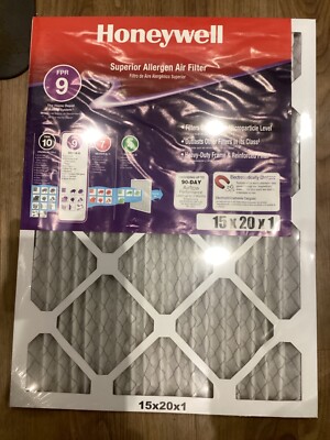 Honeywell Superior Allergen Air Filters 15 X 20 X 1 FPR 9 3 Pack Sealed ...