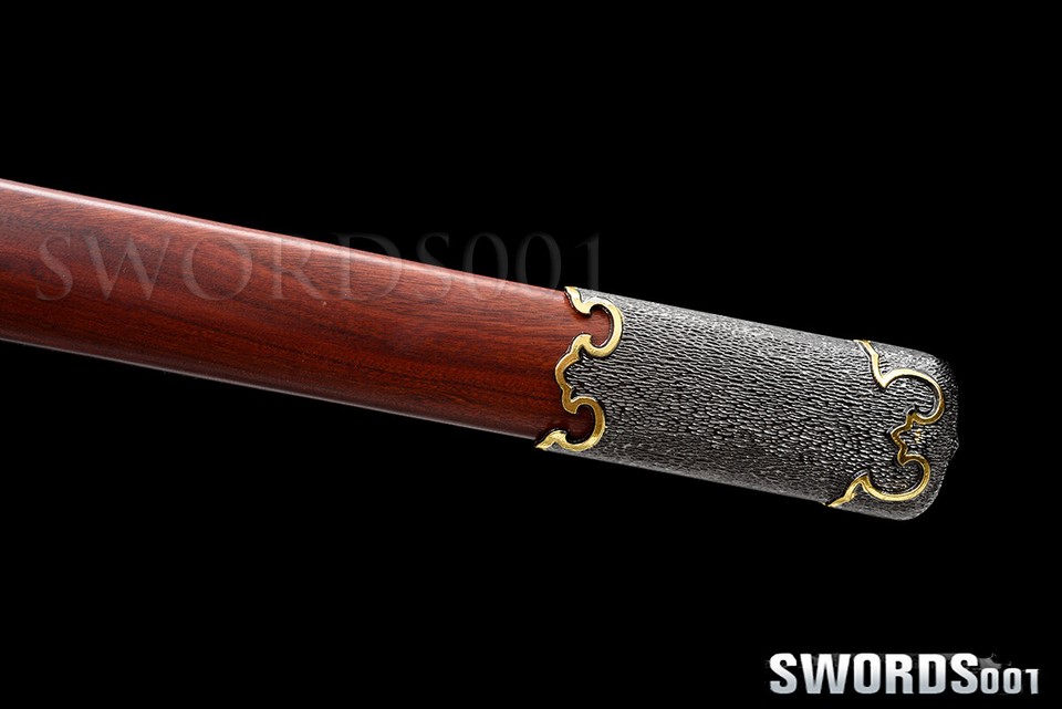 red wood Ring-pommel Dao Chinese Sword Damascus folded Steel blade | eBay