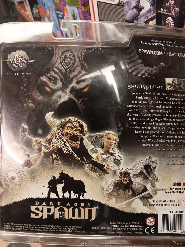Skullsplitter Spawn Series 22 The Viking Age Dark Ages Figure Todd ...