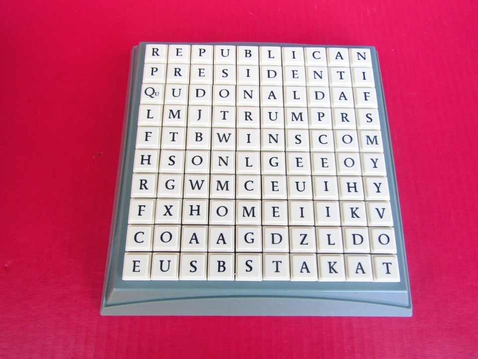 BOARD GAME UPWORDS SCRABBLE 100 Tiles 2002 3-Dimensional Parker Brothers | eBay