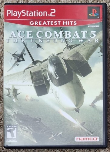 Ace Combat 5: The Unsung War (Sony PlayStation 2, 2004) PS2 Game Tested ...