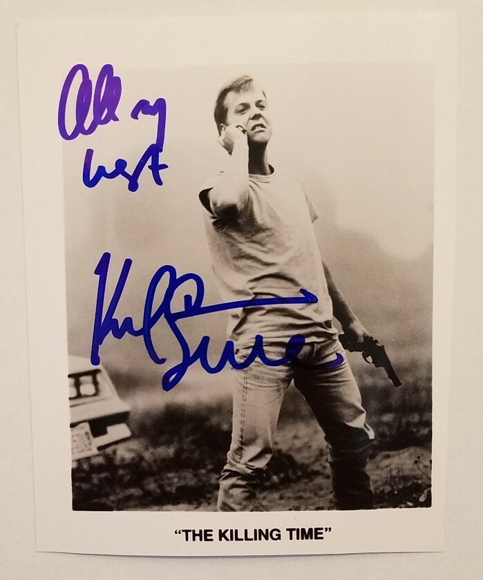 Kiefer Sutherland Signed Autographed 4x5 Photo | eBay