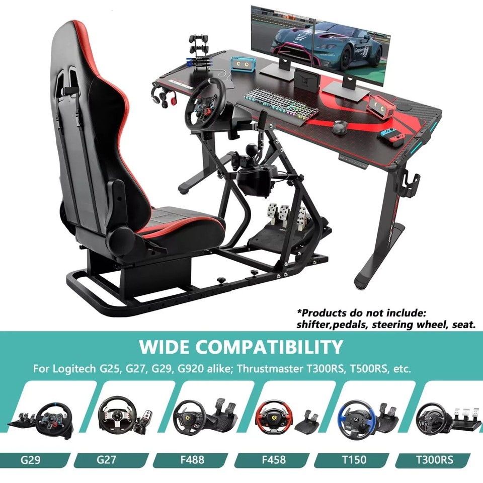 Dardoo Racing Sim Cockpit or Seat Fit Logitech G29 G920 Fanatec ...