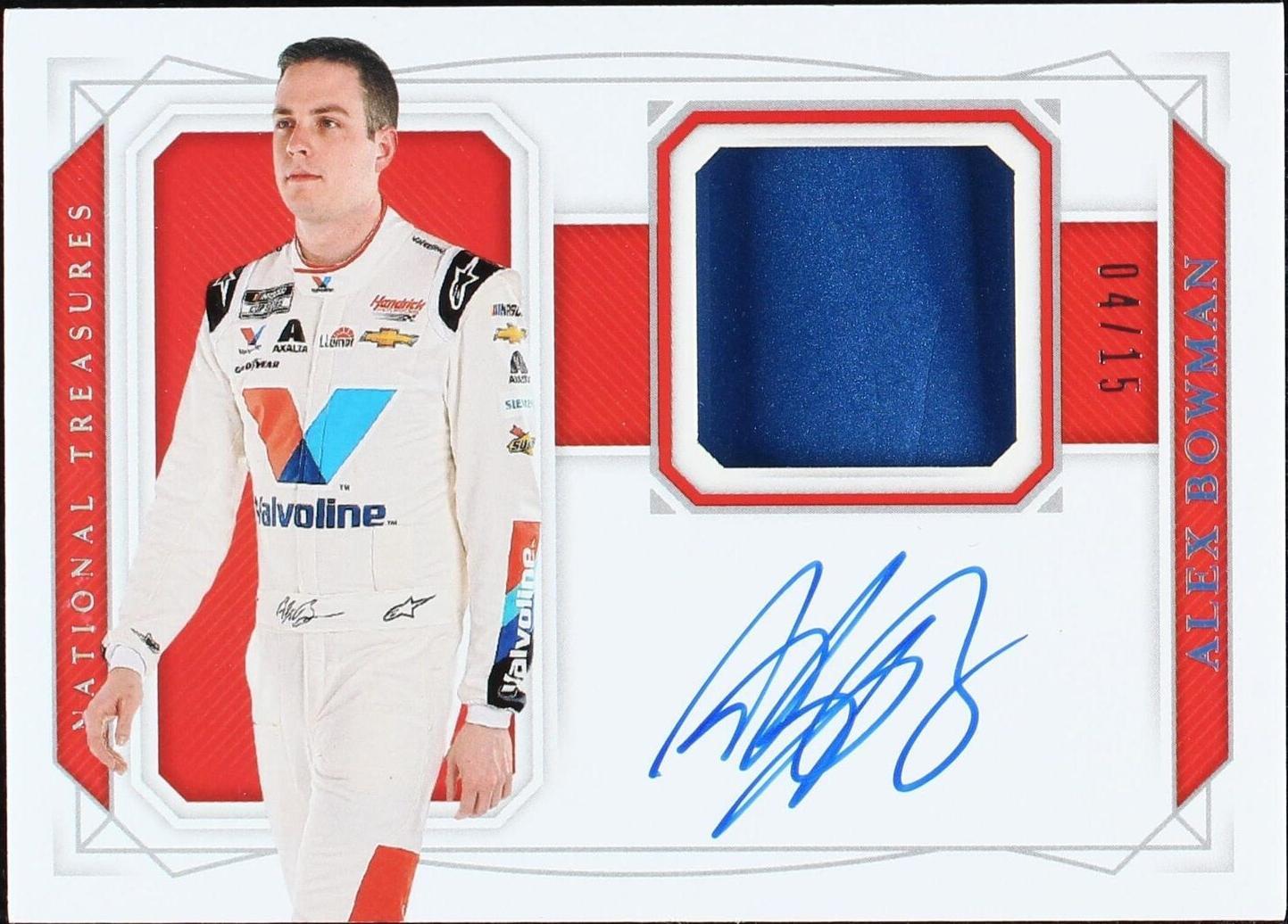 2020 Panini National Treasures - Sheet Metal Signatures Alex Bowman # ...