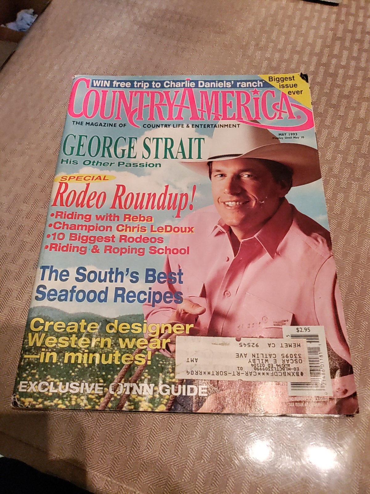 Country America Magazine May 1993 George Strait | eBay