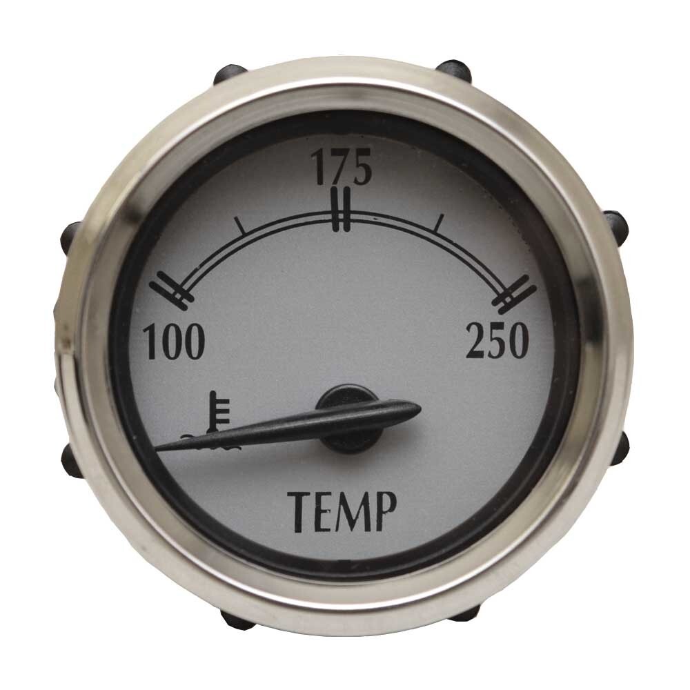 Faria Boat Temperature Gauge GBC128B | Larson Newport Silver 2 Inch | eBay