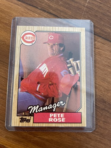 1987 Pete Rose Manager Card #393 MULTIPLE BUBBLE PRINT ERRORS - Mint | eBay