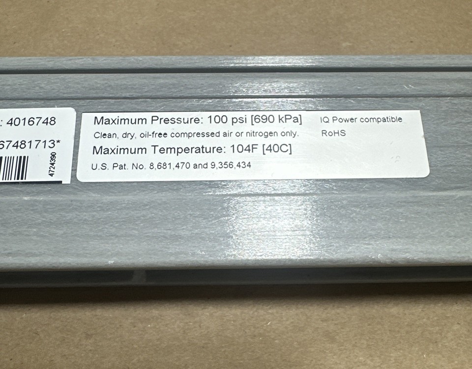 NEW NO BOX SURPLUS- SIMCO 4016748 IQ Easy Air Assist Static Bar 1044mm ...