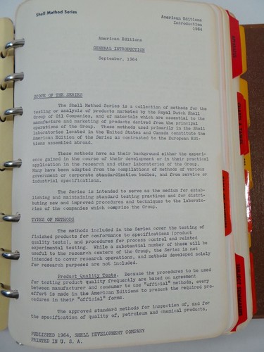 Rare 1964 SHELL OIL METHOD SERIES Official Company Binder American ...