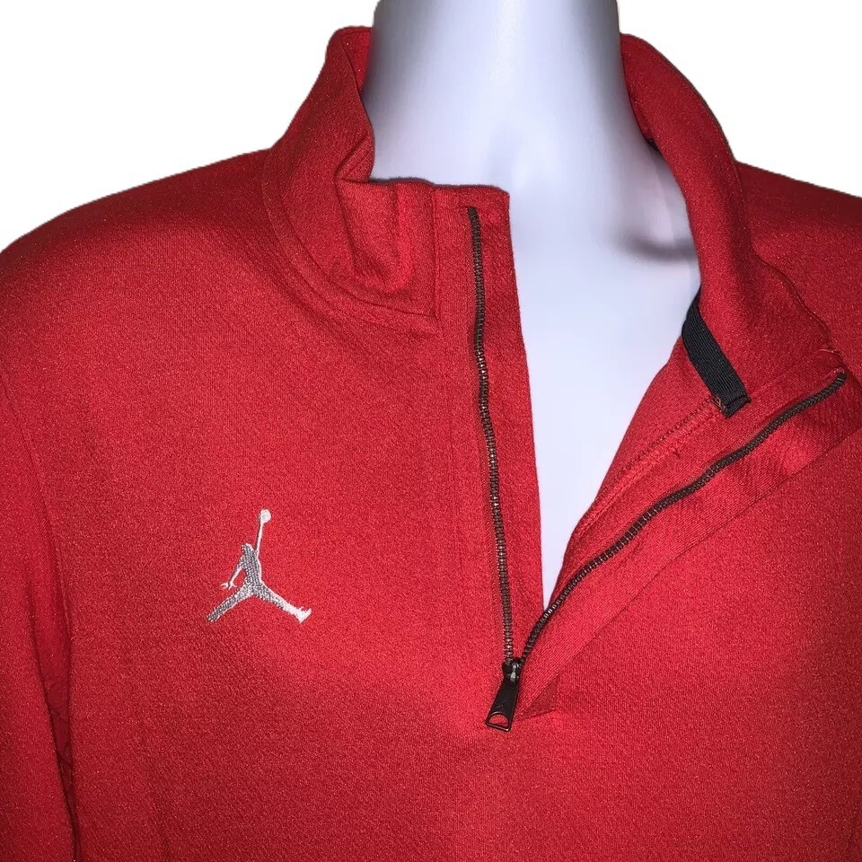 Nike Air Jordan Dri-Fit Team Half Zip Pullover/Sweater Men's Golf ...
