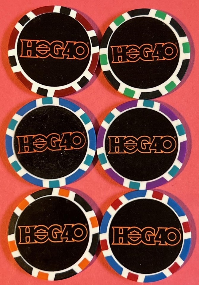 Set of 6 2023 Harley Davidson HOG 40 120th Anniversary Poker Chip from ...