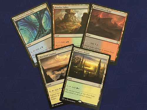 Filter Lands MTG set 5x - Commander Capenna Dual Lands Ally - NM Magic ...