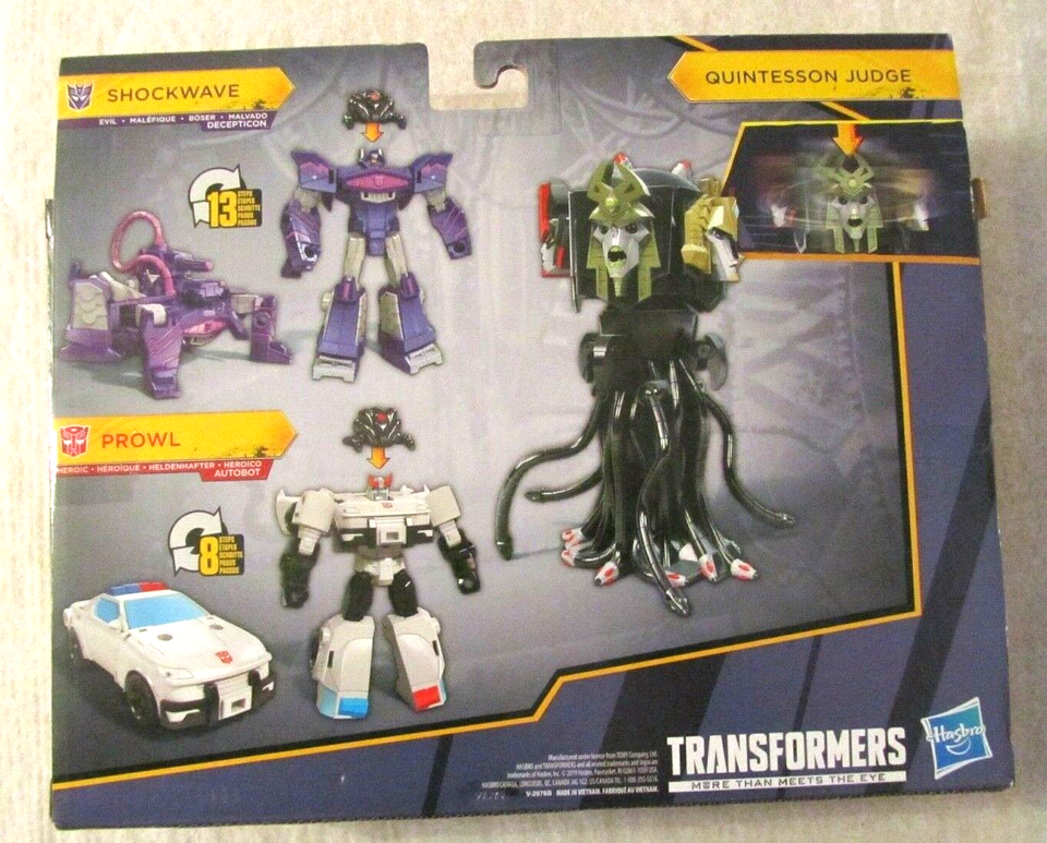 Transformers Cyberverse Battle For Cybertron QUINTESSON INVASION Pack ...