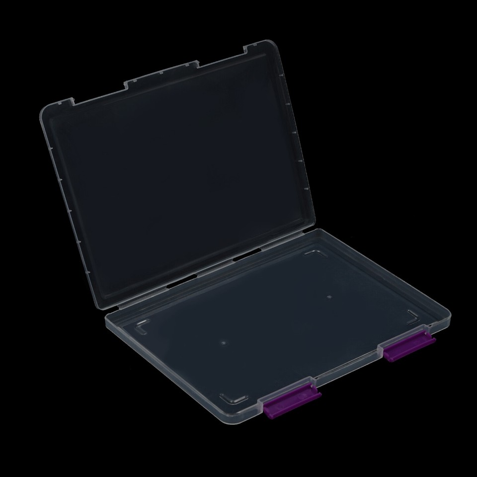 Clear File Boxes 12PCS Plastic Document Storage Cases Documents ...