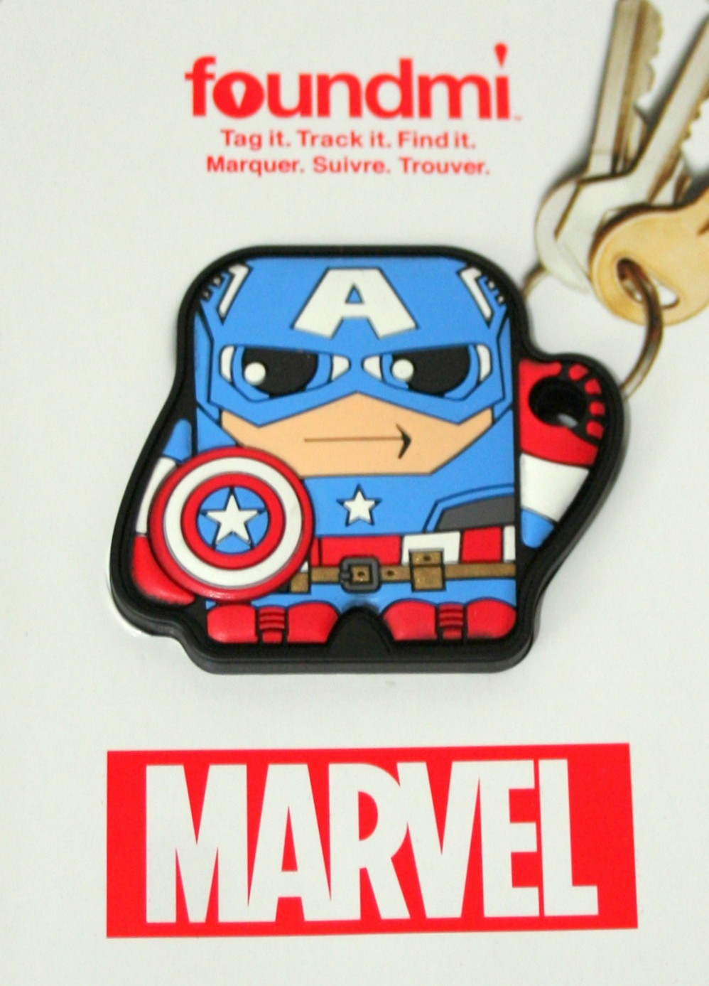 Marvel Foundmi 2.0 Personal Bluetooth Tracker Captain America for sale ...