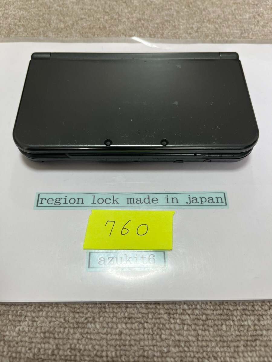 New 3DS LL XL Metalic black Japan Nintendo Console region Japanese ♯760 ...