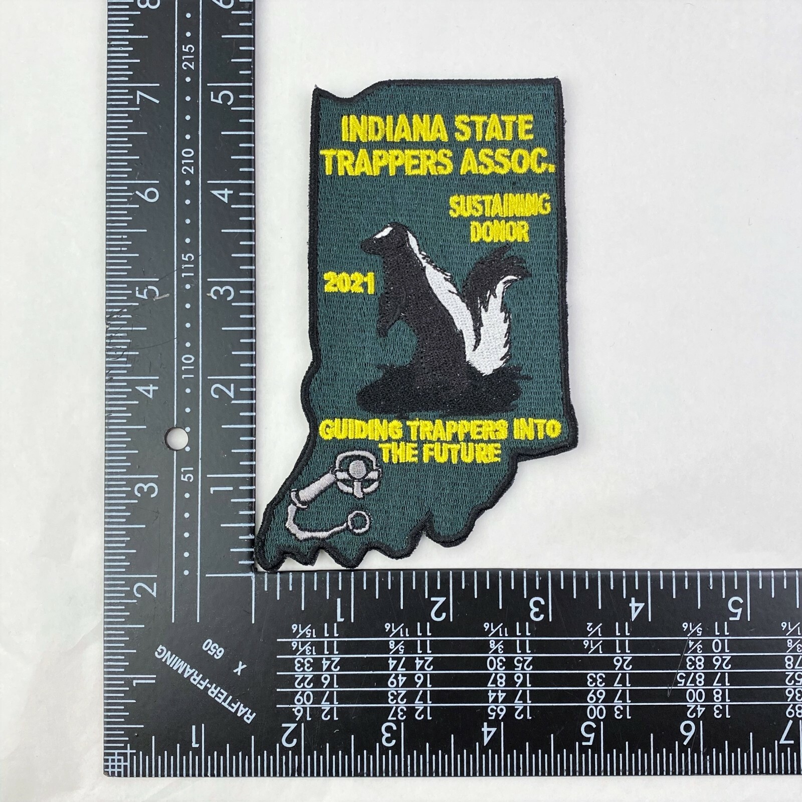 ( Lot of 4 ) 2021 Indiana State Trappers Association Edge Patch | eBay