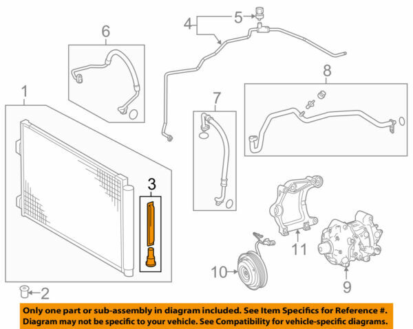 88474-12030 Toyota Dryer, cooler 8847412030, New Genuine OEM Part | eBay