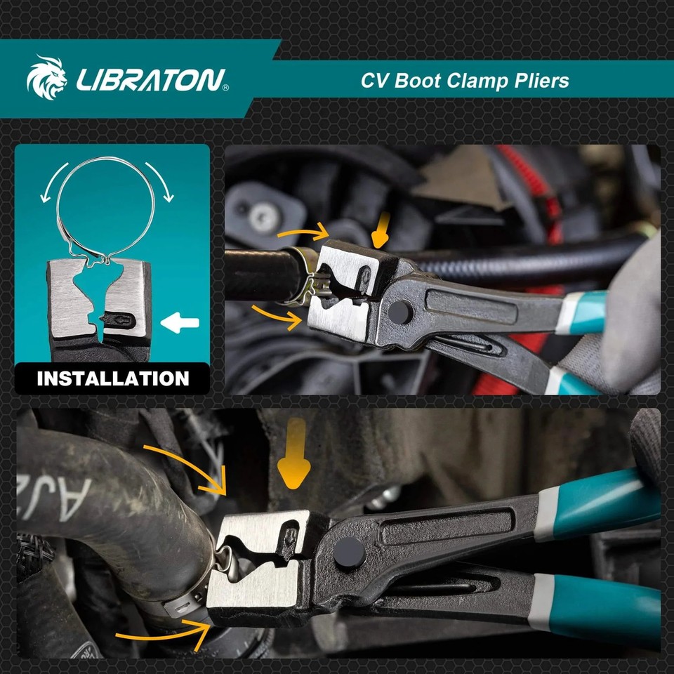 CV Boot Clamp Pliers For Clic And Clic-R Clamps 7 Inch Heavy Duty ...