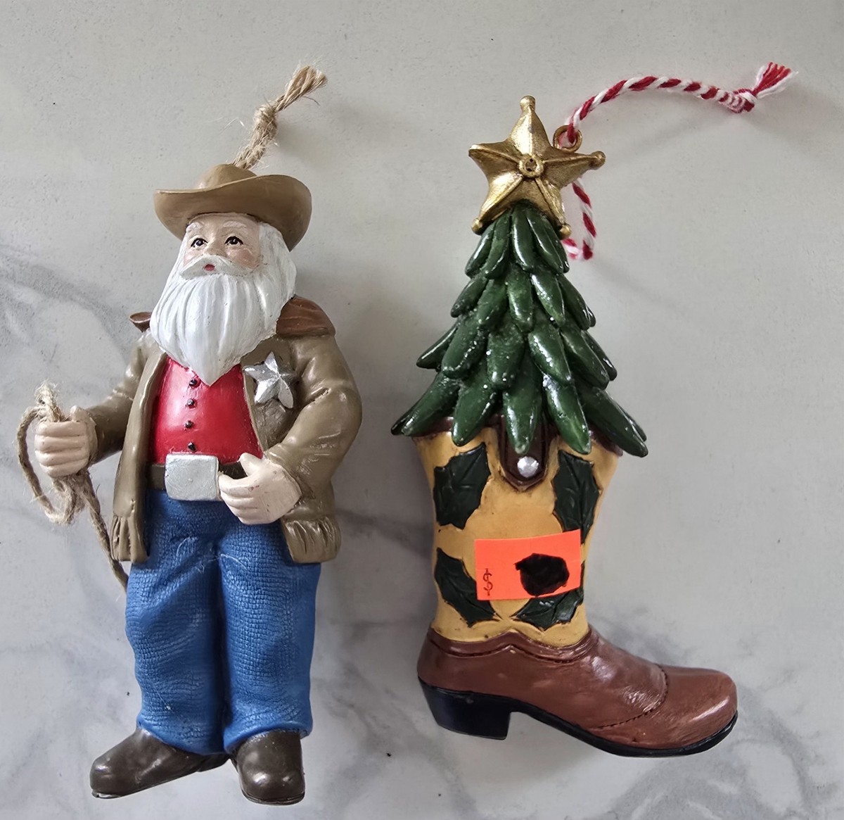 Cowboy Christmas Tree Ornaments