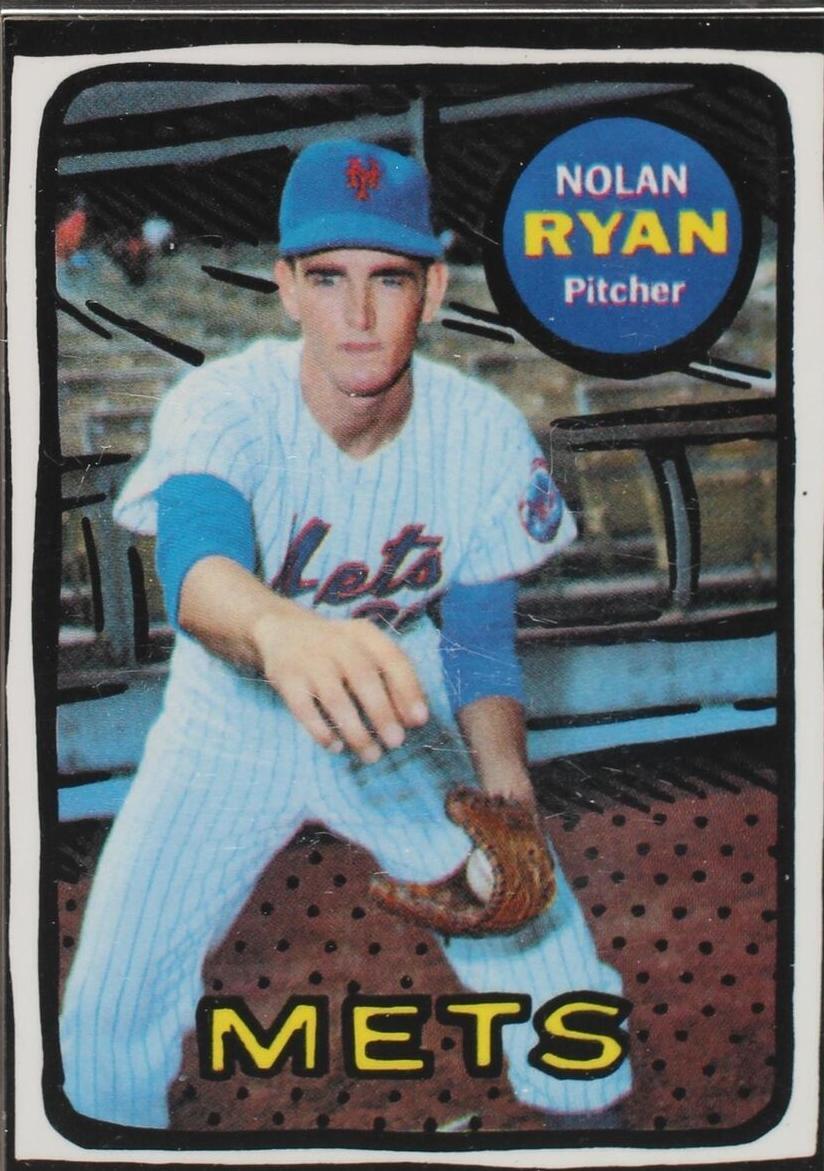 2020 Topps Project 2020 - 1969 Topps Nolan Ryan #87 Artist Proof Joshua ...