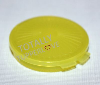 Tupperware Pill Case Clamshell Mini Round Pocket-Sized Keeper Sheer ...