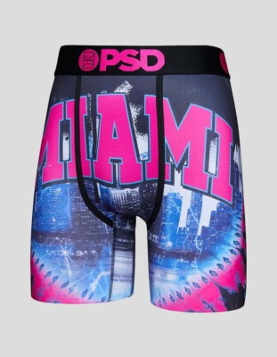 PSD Miami Vice City Men's Boxer Breifs Breathable City Skyline ...